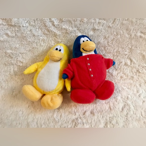 Disney | Toys | 1 Disney Club Penguin Plush Stuffed Dressed Up Costume ...